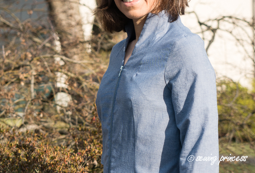Funnel Neckline Blouse…thoughts on pattern drafting and fit – Sewing ...